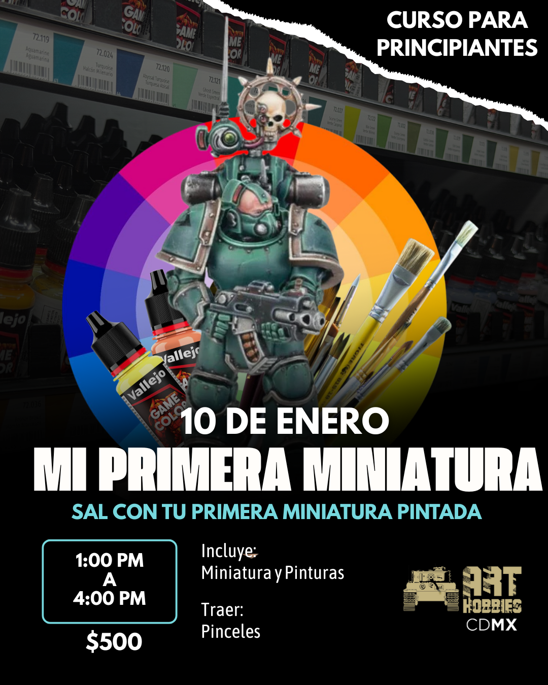 CURSO DE MI PRIMERA MINIATURA CDMX