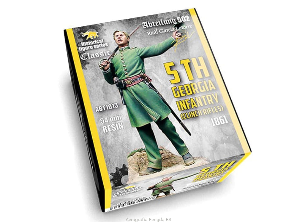 Abteilung 502 RESIN FIGURE ABT1013 5TH GEORGIA INFANTRY. (CLINCH RIFLE