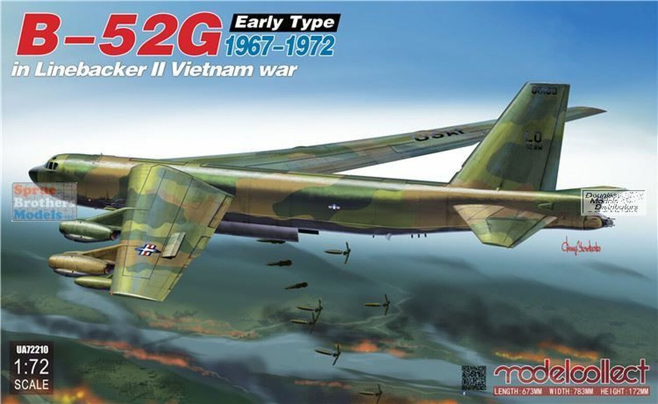 MODELCOLLECT 1/72 USAF B-52G Stratofortress Early 1967-1972 ( Operatio
