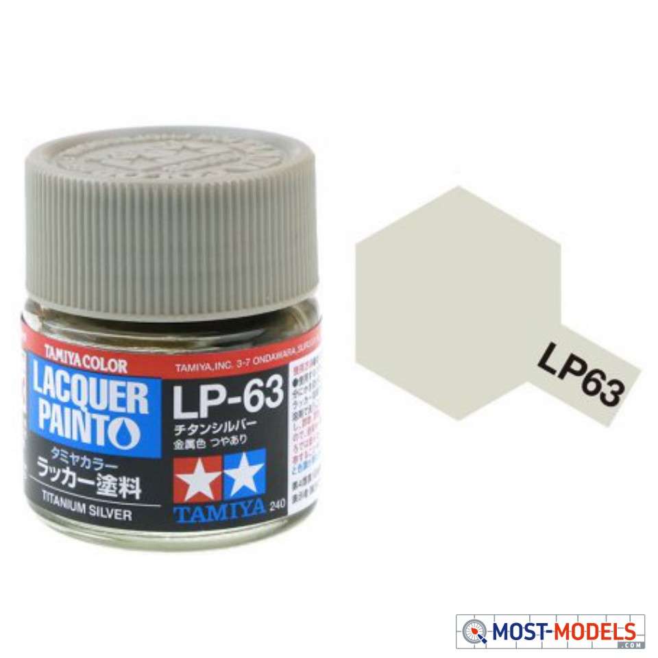Tamiya Titanium Silver 10ml LP 63